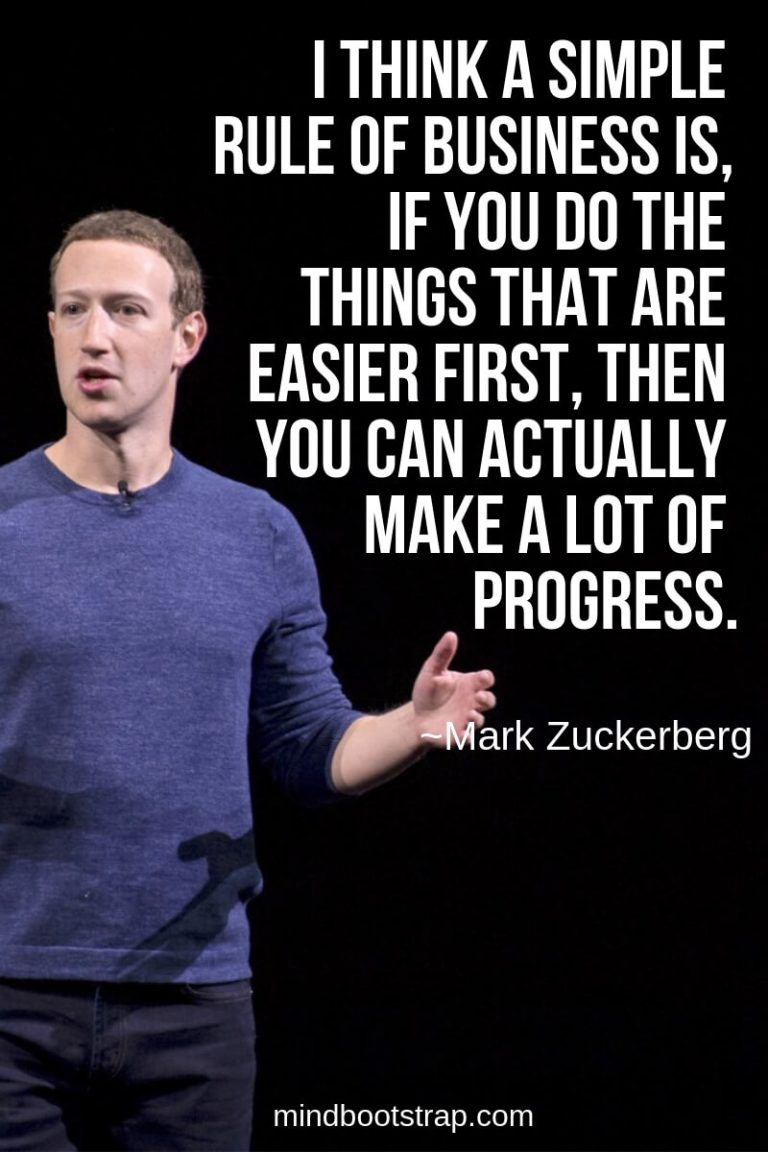 69+ Most Inspiring Mark Zuckerberg Quotes On Success - MindBootstrap