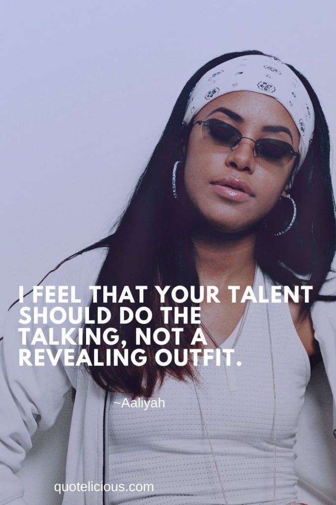 39+ [BEST] Aaliyah Quotes and Sayings (With Images) - Quotelicious