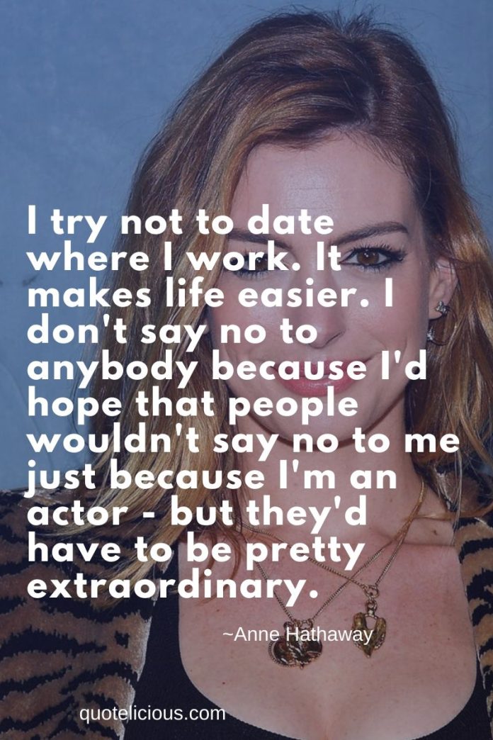17+ [BEST] Anne Hathaway Quotes and Sayings (With Images) on Love