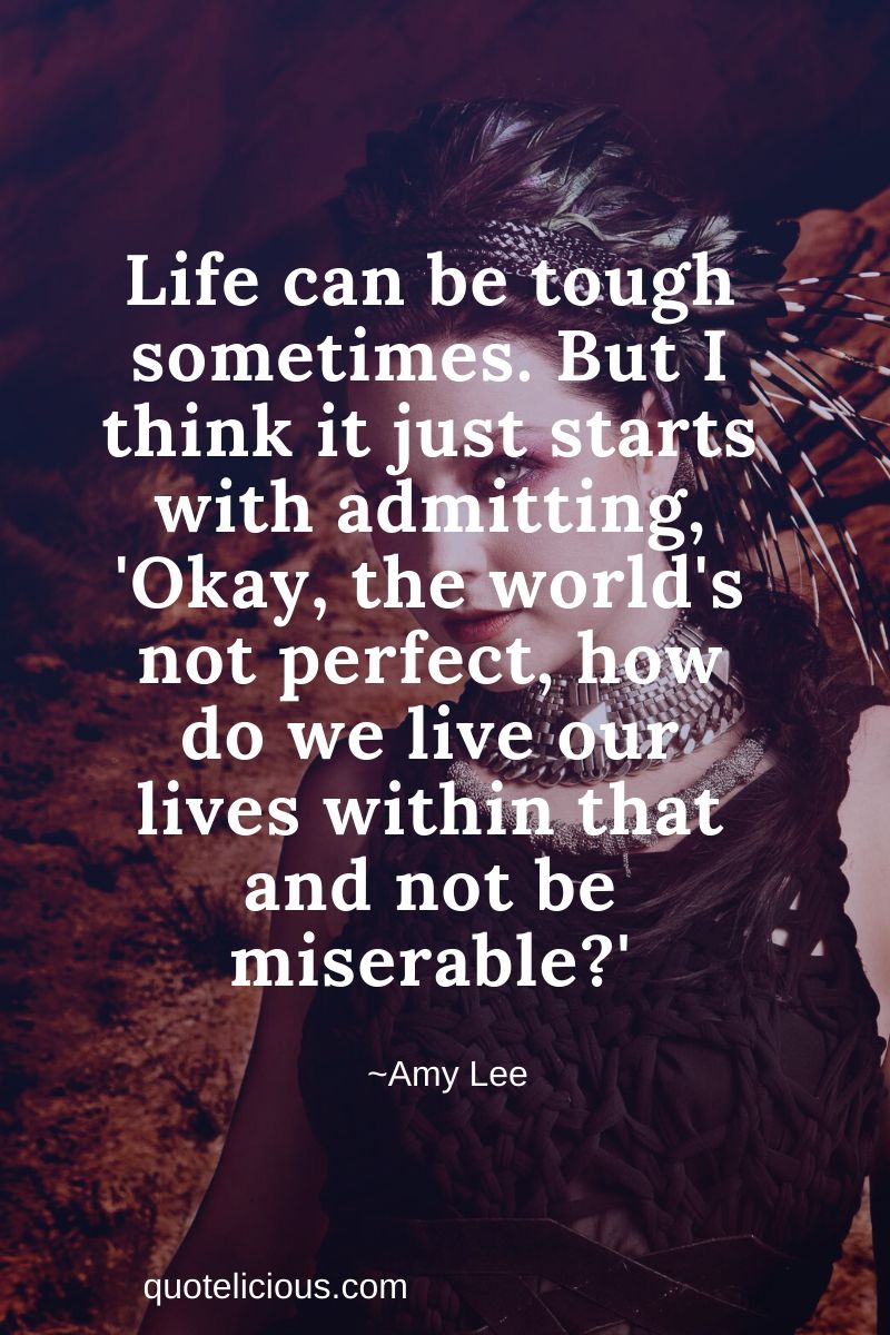 19+ [BEST] Amy Lee Quotes and Sayings (With Images)