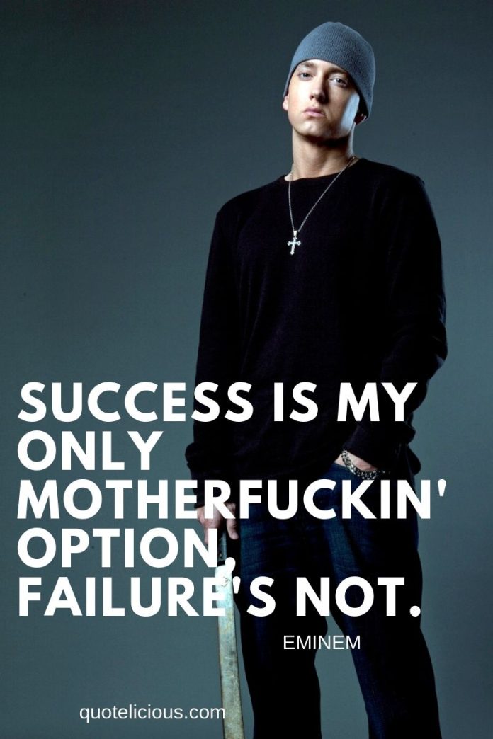 60+ [BEST] Eminem Quotes and Sayings (With Images)