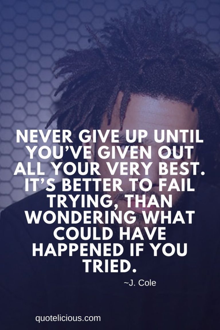 50+ [BEST] J. Cole Quotes and Sayings (With Images) on Music, Success