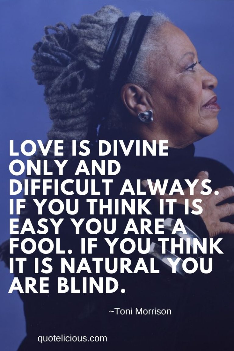 41+ Inspiring Toni Morrison Quotes and Sayings on Love, Freedom