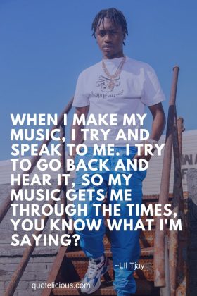 18+ Inspiring Lil Tjay Quotes and Sayings On Music, Success