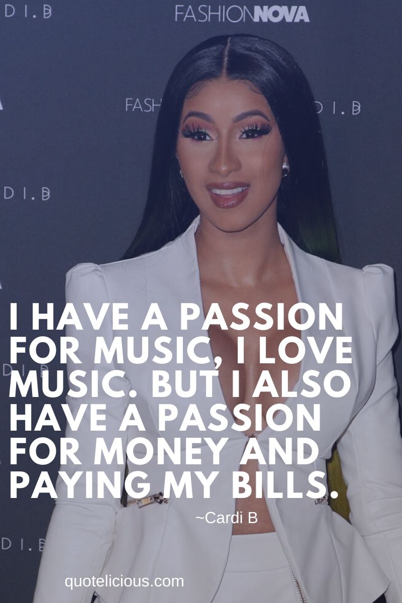 73+ Inspiring Cardi B Quotes and Sayings On Life, Success