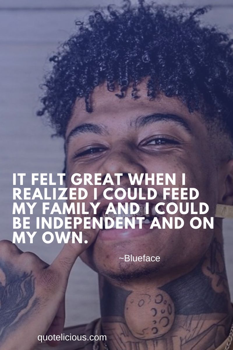 11+ Famous Blueface Quotes and Sayings About Music, Life