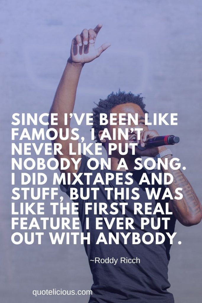 13+ Best Roddy Ricch Quotes and Sayings About Success, Life