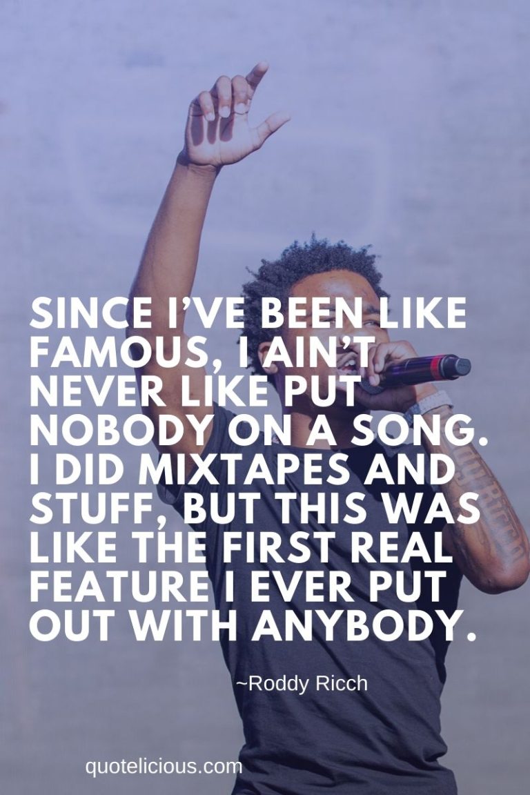 13+ Best Roddy Ricch Quotes and Sayings About Success, Life