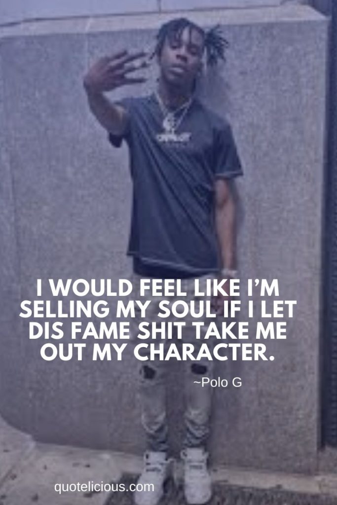 21+ Best Polo G Quotes and Sayings About Music, Life