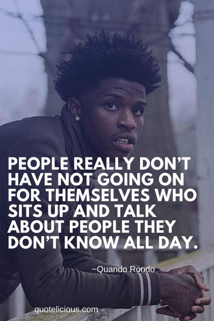 20+ Inspiring Quando Rondo Quotes and Sayings About Music, Life