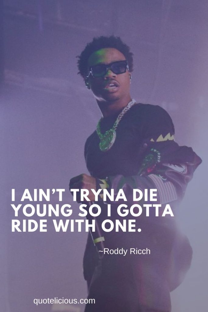 13+ Best Roddy Ricch Quotes and Sayings About Success, Life