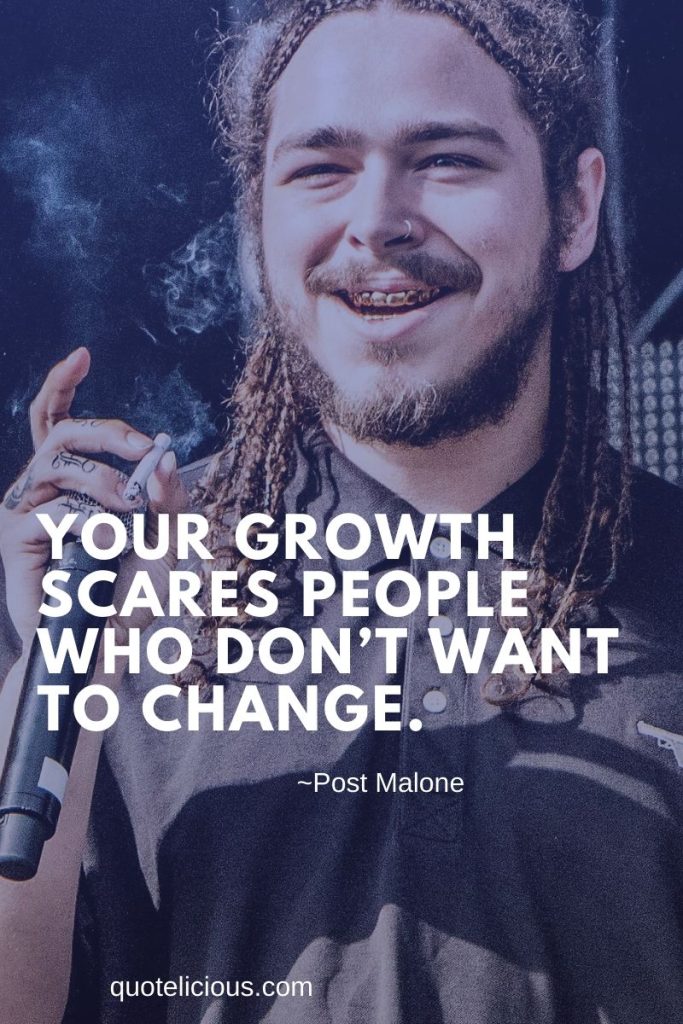 32+ Motivational Post Malone Quotes and Sayings On Life, Success