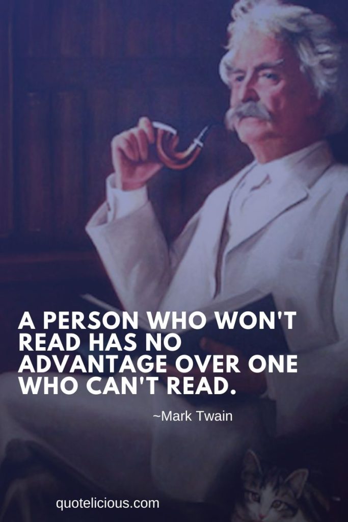 50+ Inspirational Mark Twain Quotes and Sayings On Education, Politics