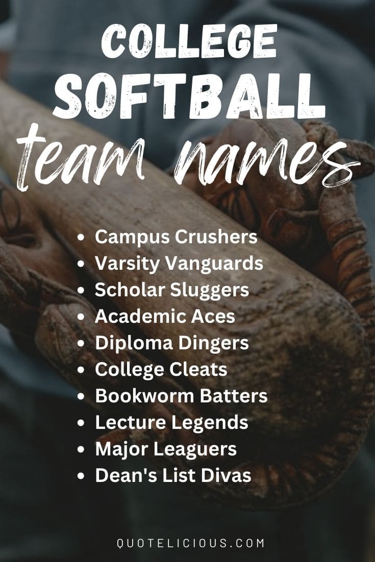 From Clever to Classic: 400+ Softball Team Names You Haven't Heard Before